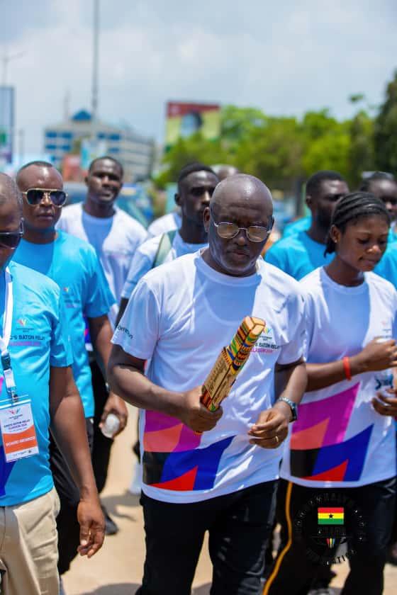 Massive showing at King's Baton Relay, Commonwealth Sports commends Ghana.